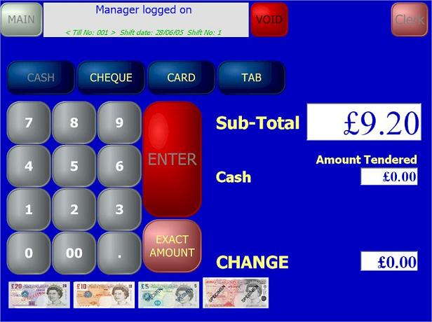 MemSec EPoS Till - Active-Workspace hospitality cue sports EPoS