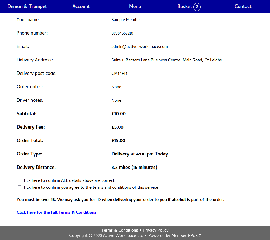 How To: Configure your WebApp - Delivery & Collection - Active Workspace