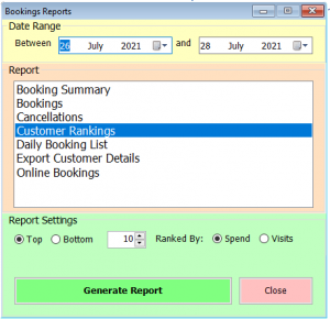 Customer Rankings - Active Workspace