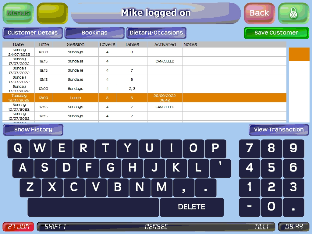 Restaurant Booking Guide: Customers - Active Workspace