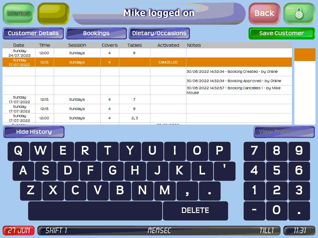 Restaurant Booking Guide: Customers - Active Workspace